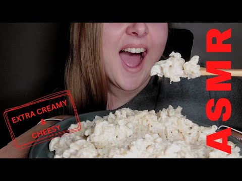 Mac and Cheese ~ASMR~ Creamy and Cheesy +bloopers - YouTube
