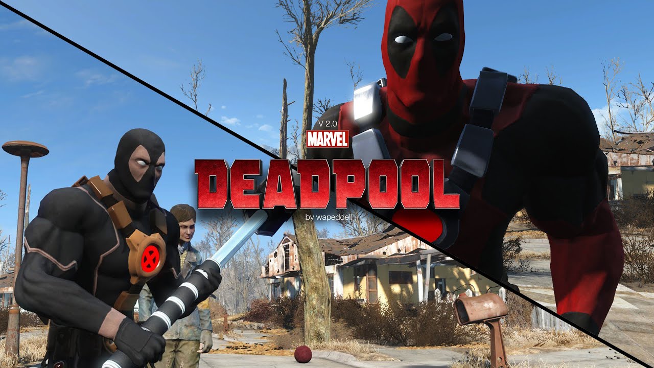 Marvel Comics Deadpool Fallout 4 Mod Update! V2.0 - YouTube
