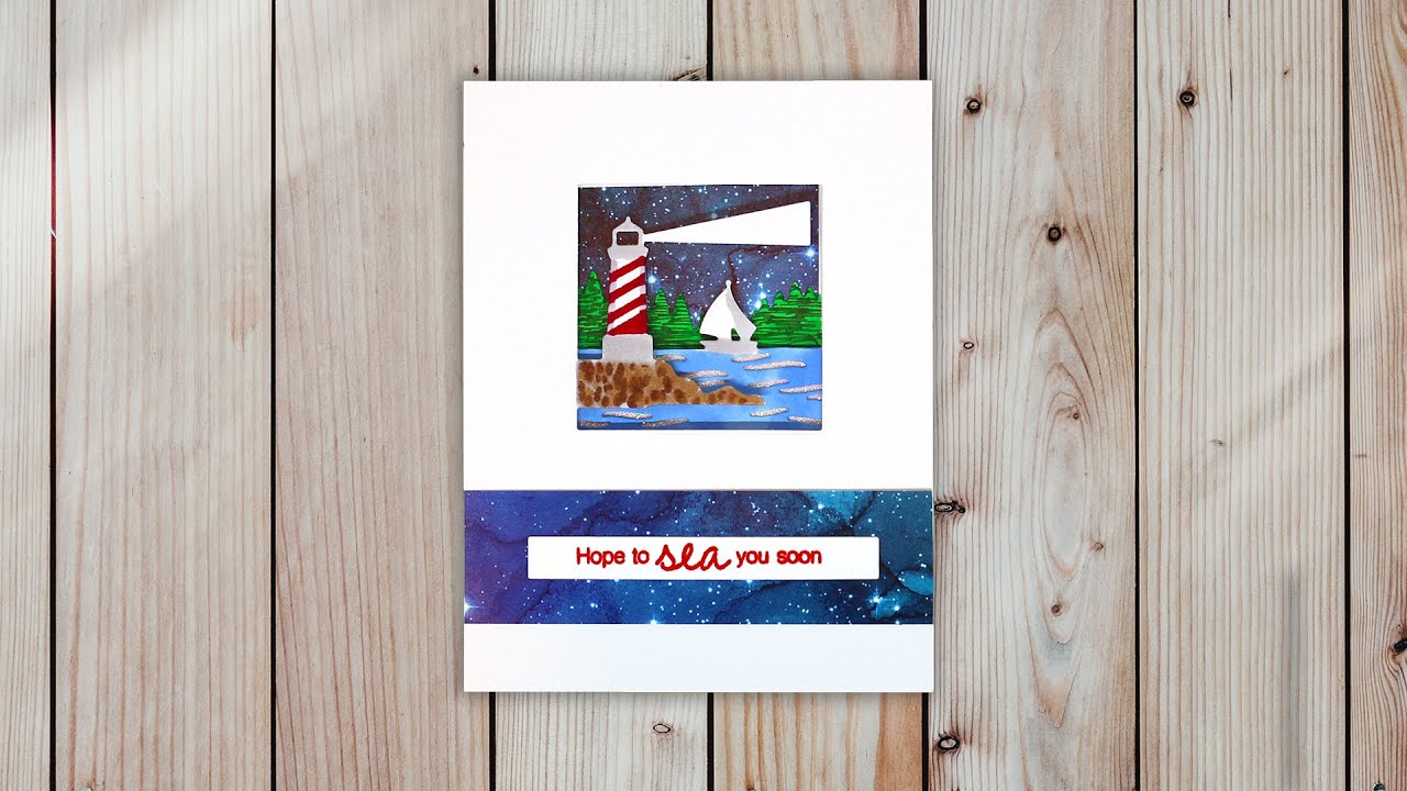 Easy Light up Lighthouse Scene - YouTube