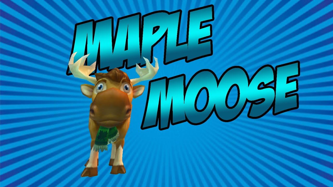 Wizard101: Maple Moose Pet Showcase w/ Blue! - YouTube
