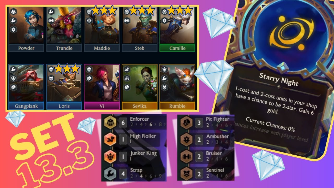 ⭐Starry Night - Enforcer + Automata⭐ - TFT Set 13 - Doubles - YouTube