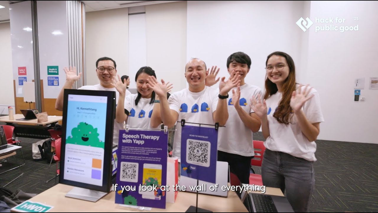 Exploring tech solutions for a better Singapore — Hack for Public Good 2025 - YouTube