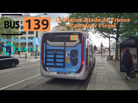 Bus 139 Ratp Urbanway 12 GNV La Plaine-Stade de France ️Carrefour ...