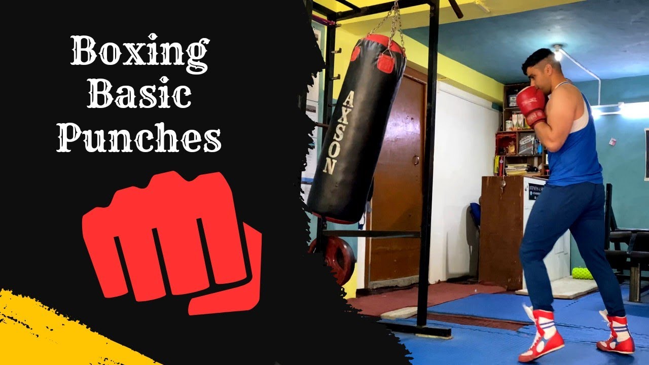 Boxing में कितने Type के Punches होते हैं। Basic Punches in Boxing. - YouTube