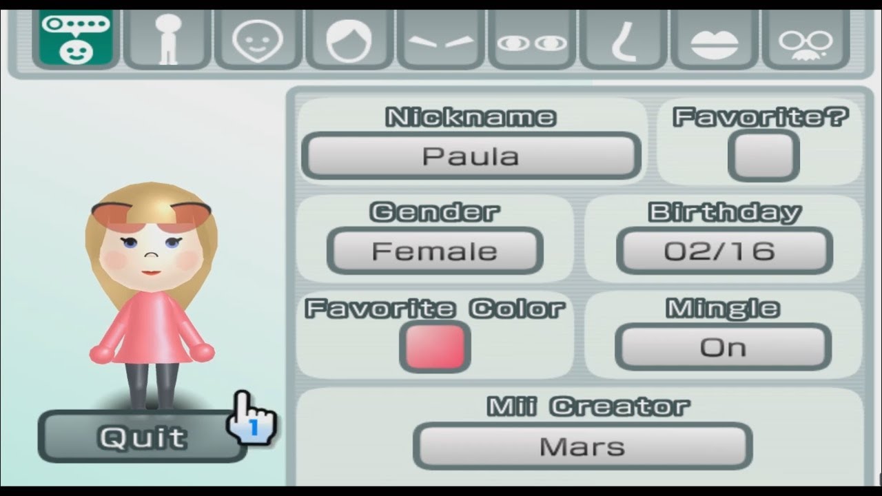 Paula - Earthbound - Mii 854 - YouTube
