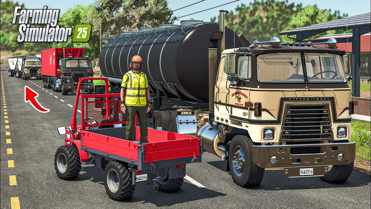 Biggest WATER Tanker & Tippers with Trucks In Fs25 | Farming Simulator ...