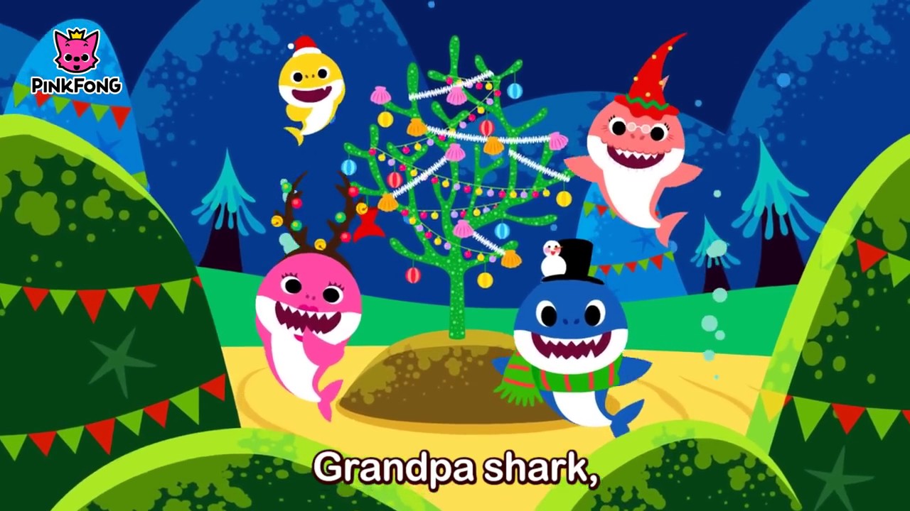 Christmas Sharks Christmas Carols Pinkfong Songs for Children 720p ...
