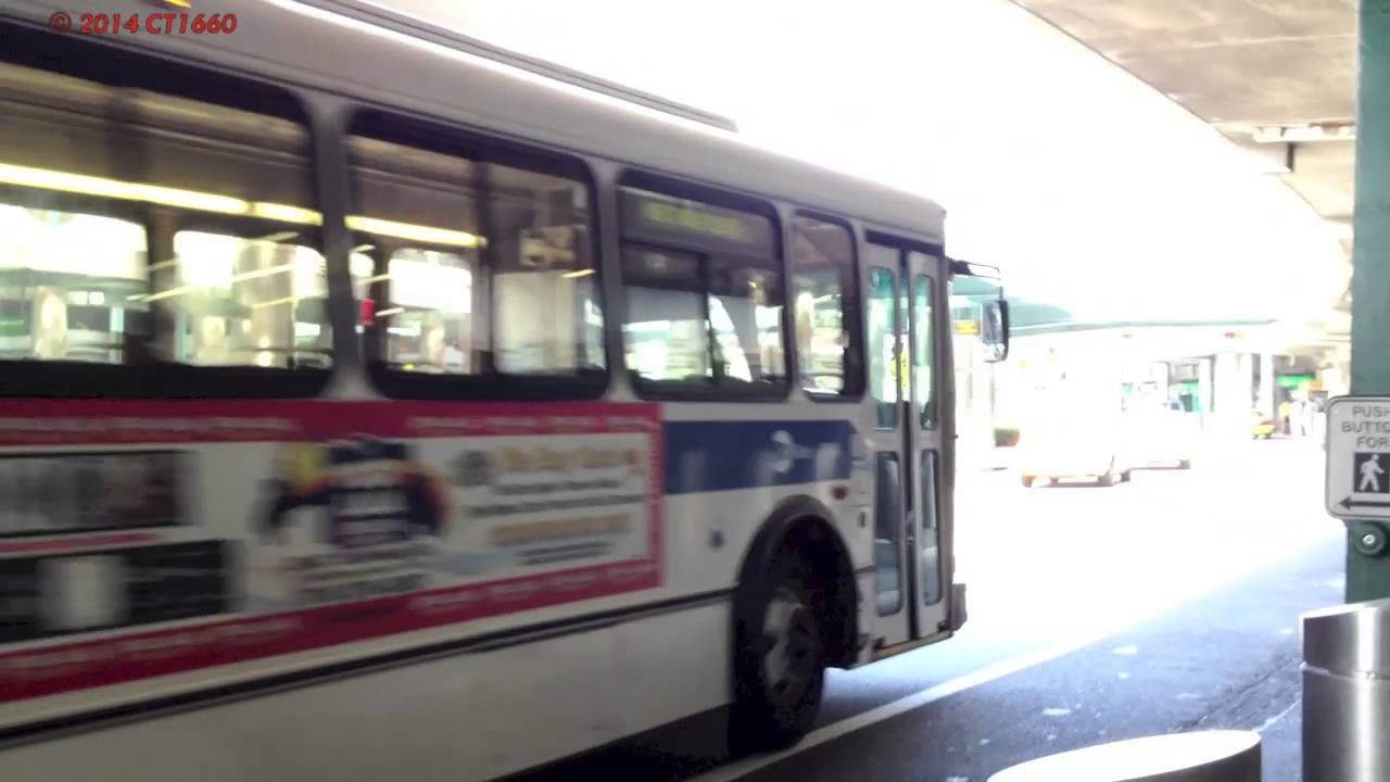 MTA Bus: Orion V CNG #9899 Q72 leaving LGA Central Terminal - YouTube