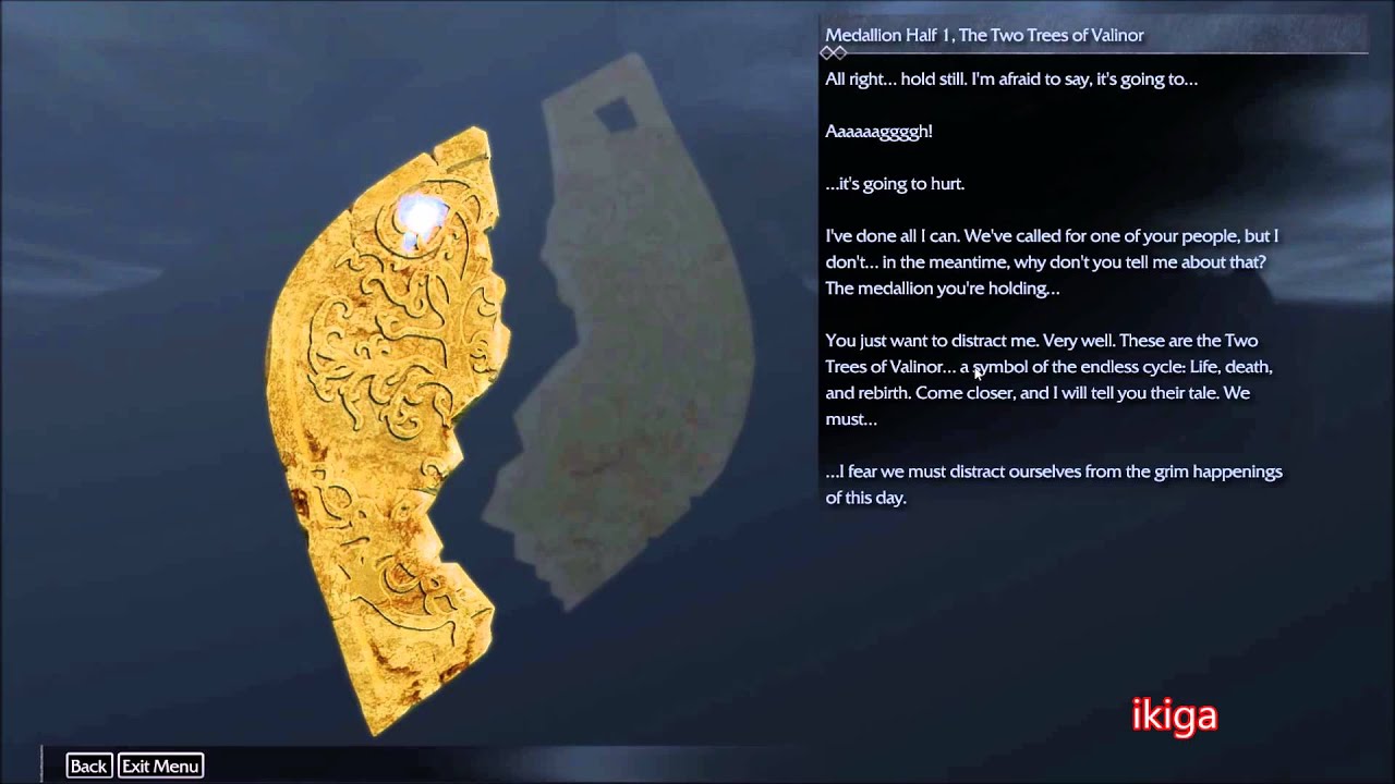 Middle-earth: Shadow of Mordor - Artifact - Medallion Half 1, The Two ...