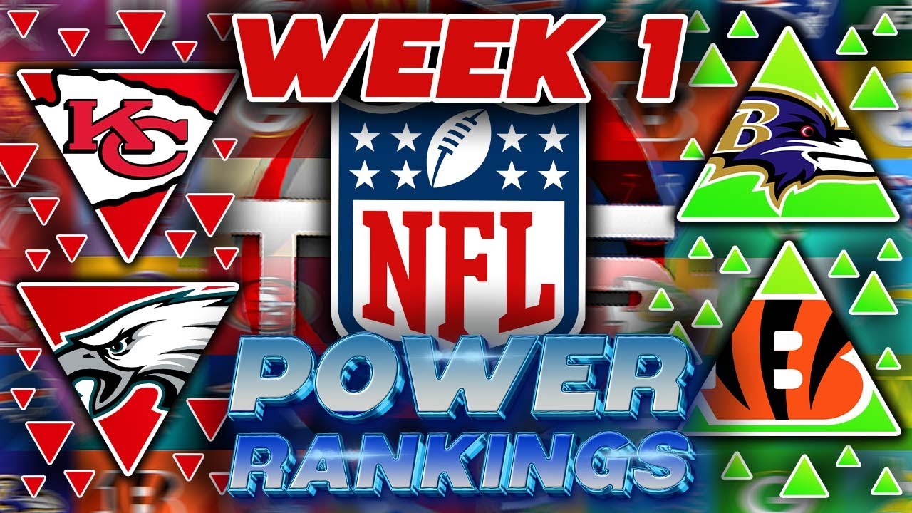 The Official 2025 NFL Power Rankings Week 1 Edition (WE'RE BACK ...