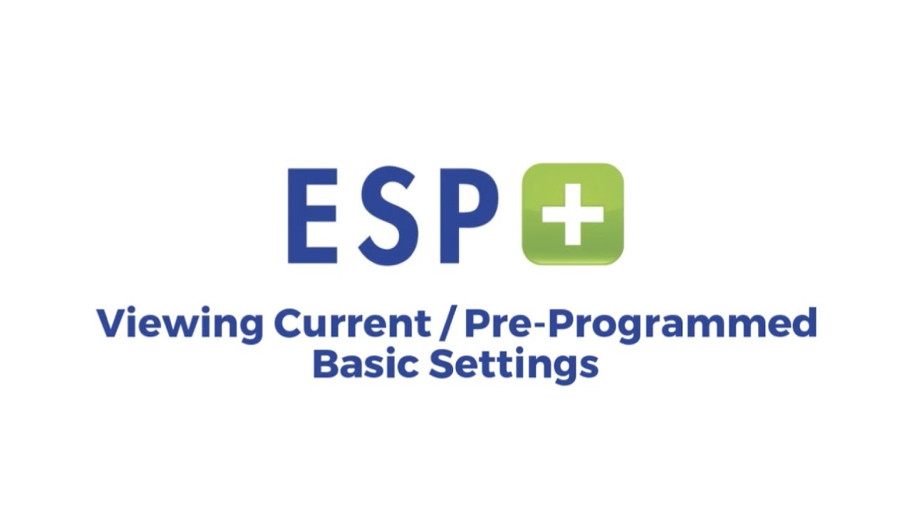 Video 1 - Viewing Current/Pre-Programmed Basic Settings - YouTube