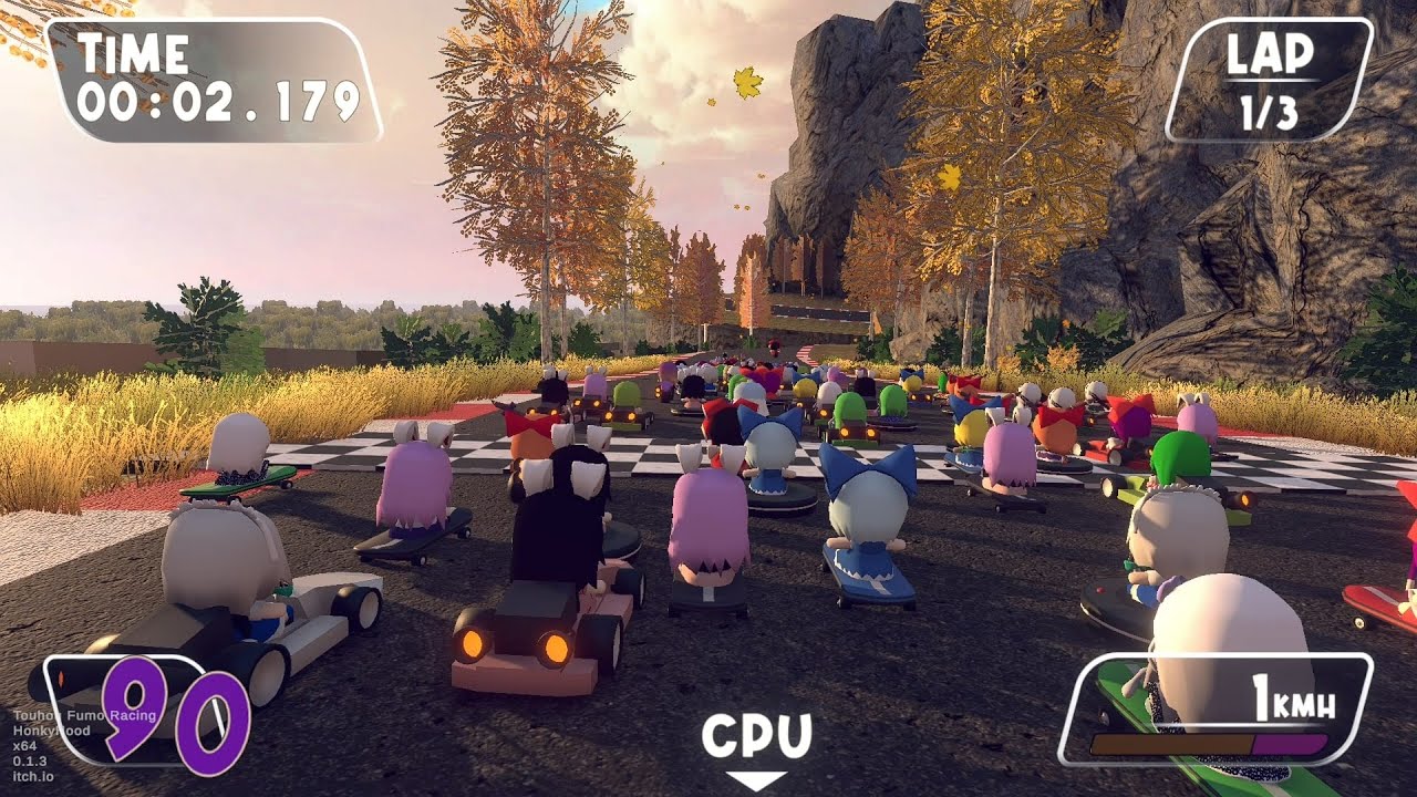 1 vs 99 - Touhou Fumo Racing - YouTube