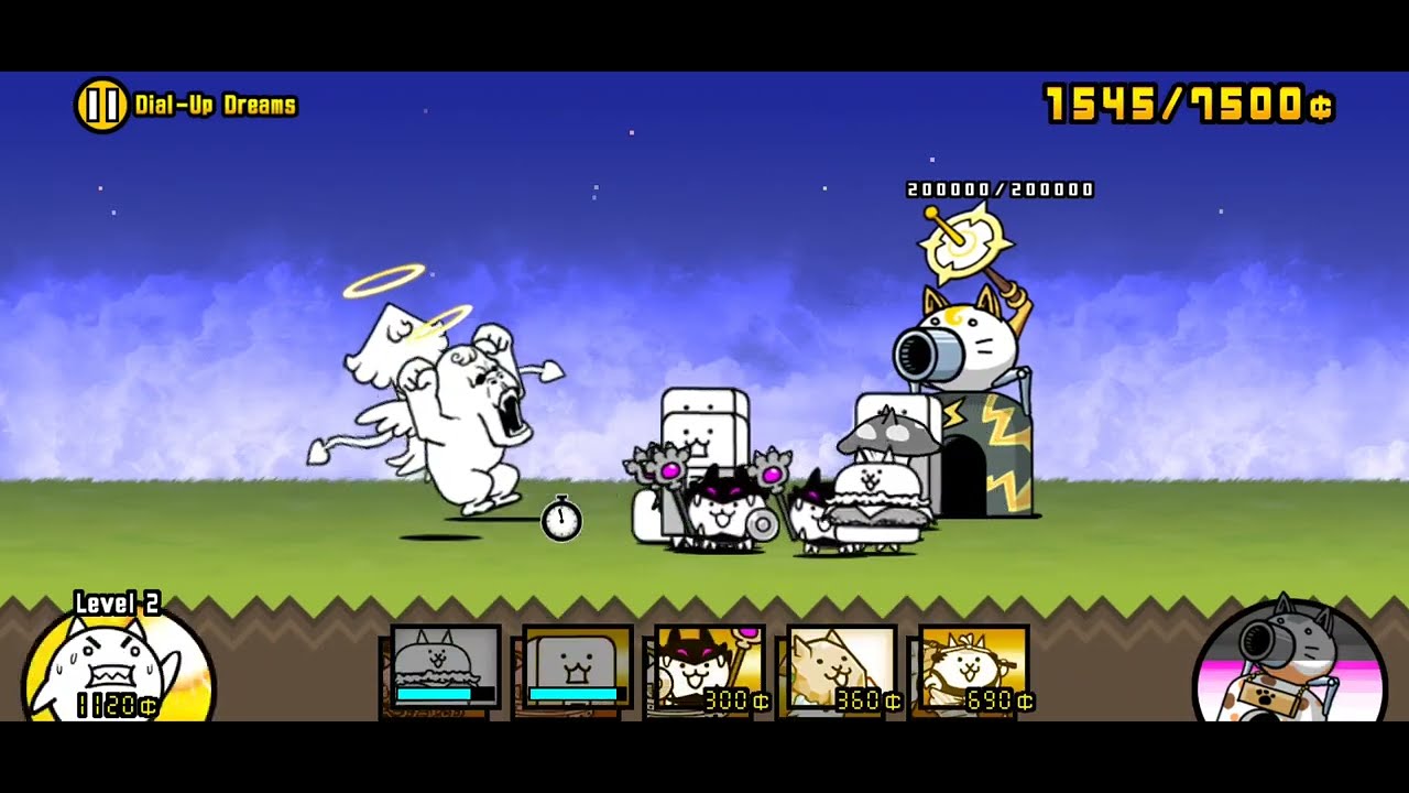 Battle Cats SoL 41-2 Dial-Up Dreams [4 Star] (No Gacha) - IT Catacombs Stage 2 - YouTube