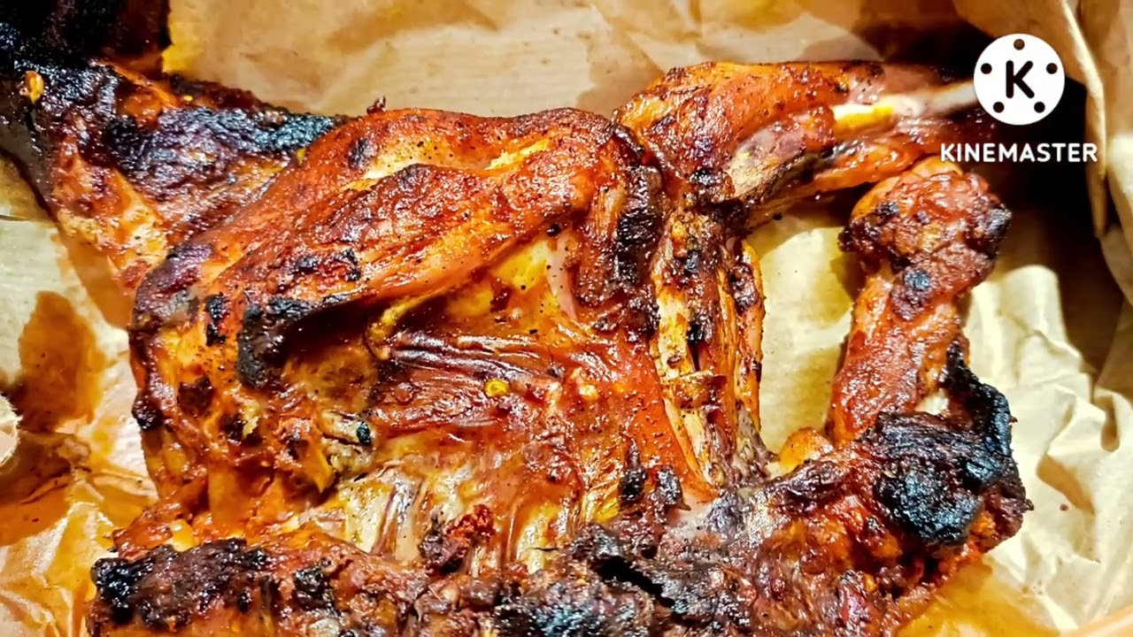 GRILLED CHICKEN in a STONE | KHAMIS SAUDI ARABIA | LOCAL FOODS in Saudi ...