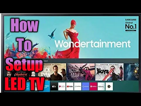How to setup LED TV - YouTube