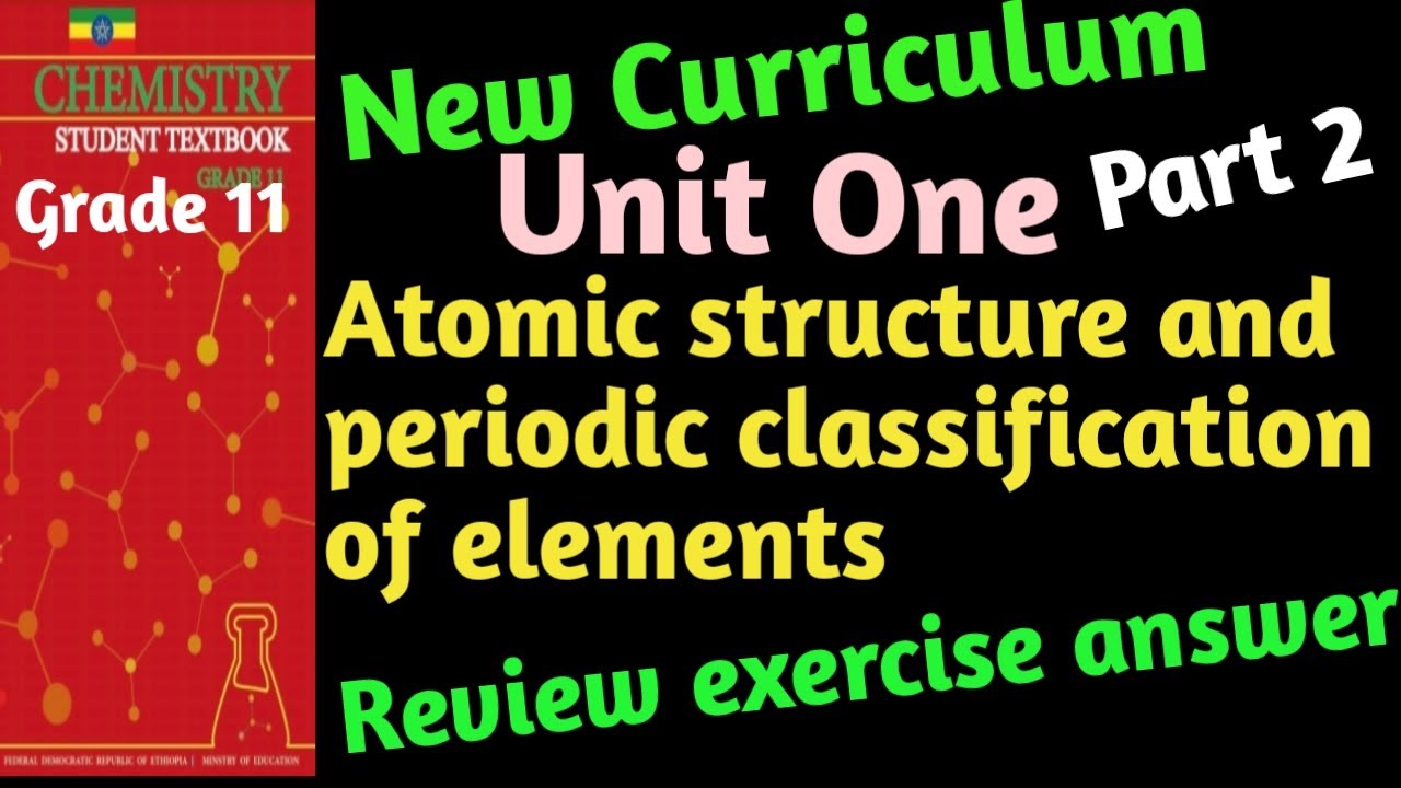 Grade 11 chemistry review exercises answer on unit one atomic structure ...