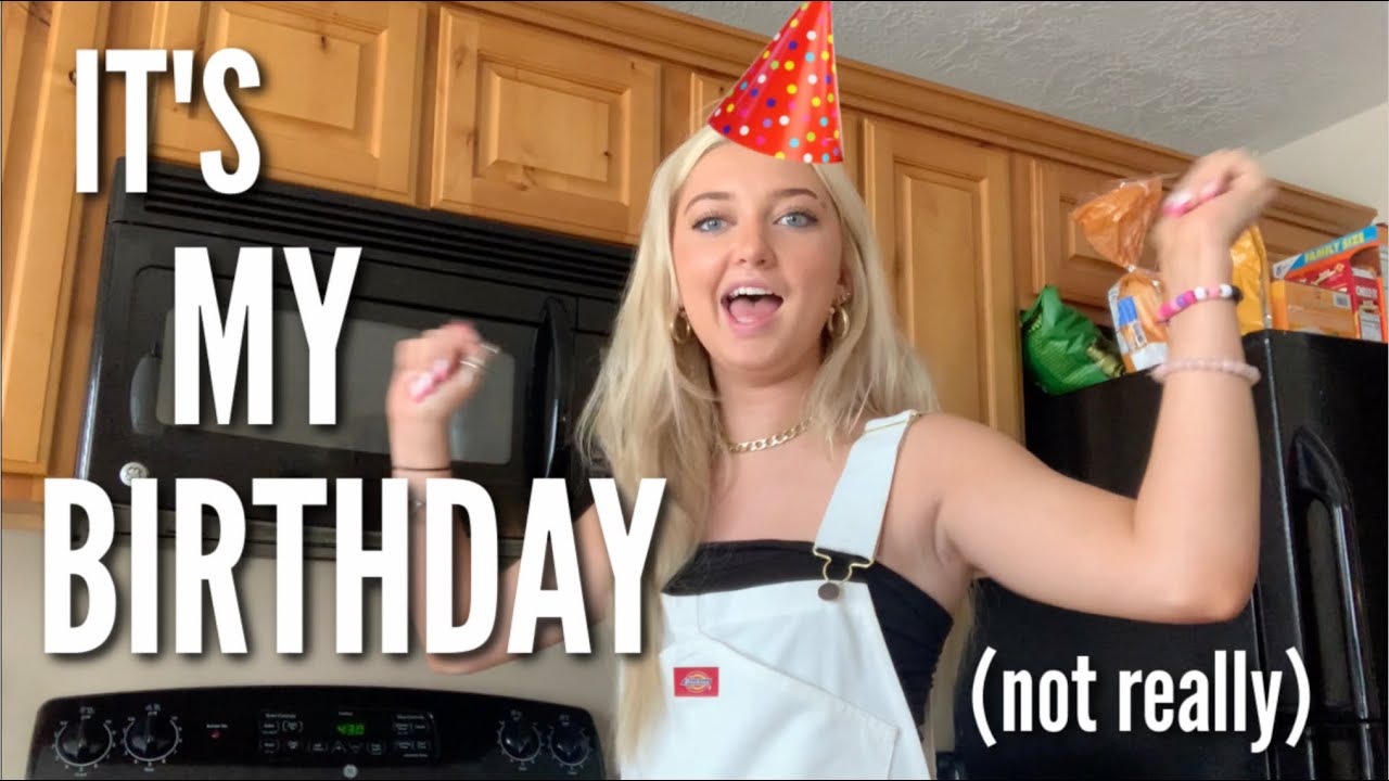 FAKE BIRTHDAY VLOG - YouTube