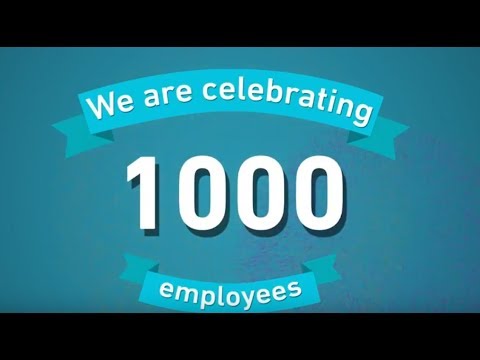 Celebrating 1000 employees! - YouTube