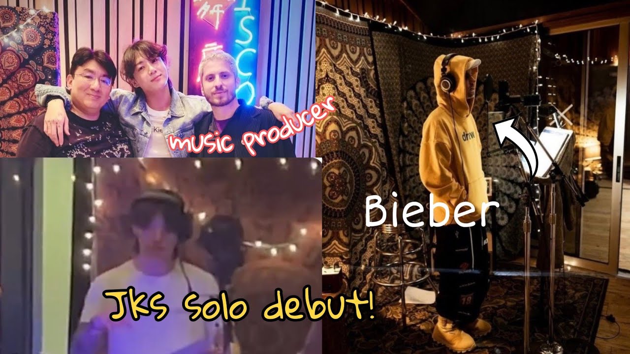 Jungkook in the studio in L.A, JJK1 is coming!! JK x JB?? 2023 - YouTube