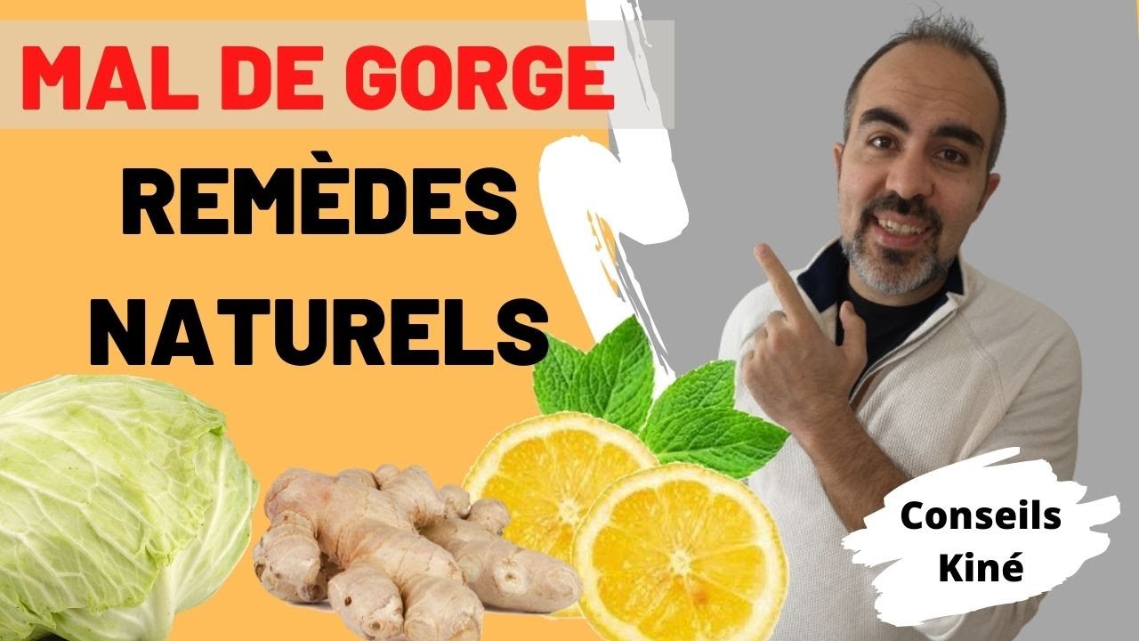 MAL DE GORGE que faire ? Traitements naturels de l’ANGINE. 🤒 - YouTube