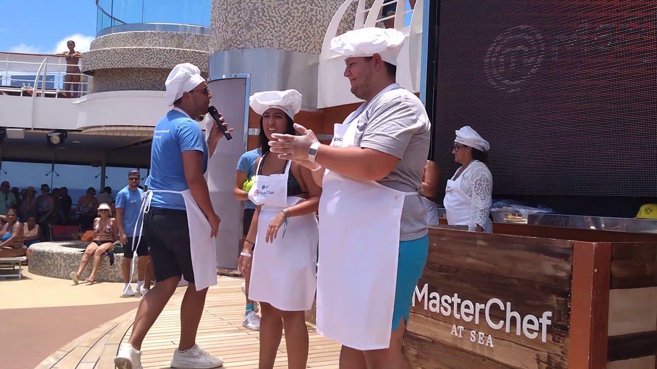 MasterChef at Sea - MSC Fantasia - YouTube