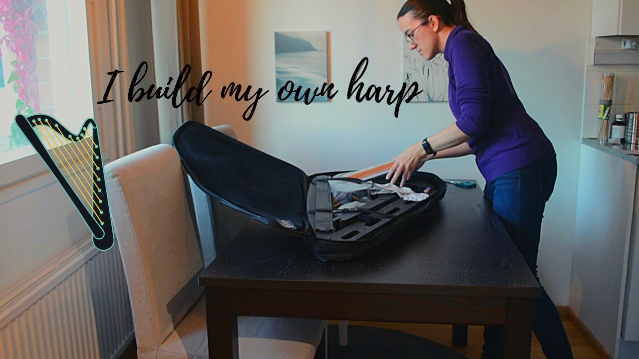 Watch me build my own harp! DIY HARP-E - YouTube