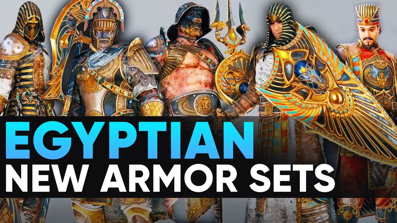 New BEST LOOKING Egyptian Armor Variations For All / For Honor Year 6 ...