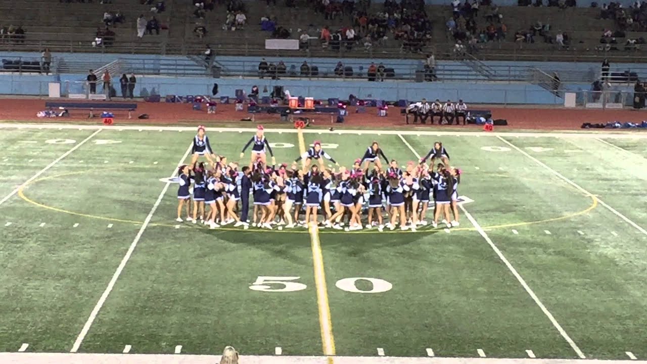 UCHS Homecoming Halftime Cheer - 20151030 - YouTube