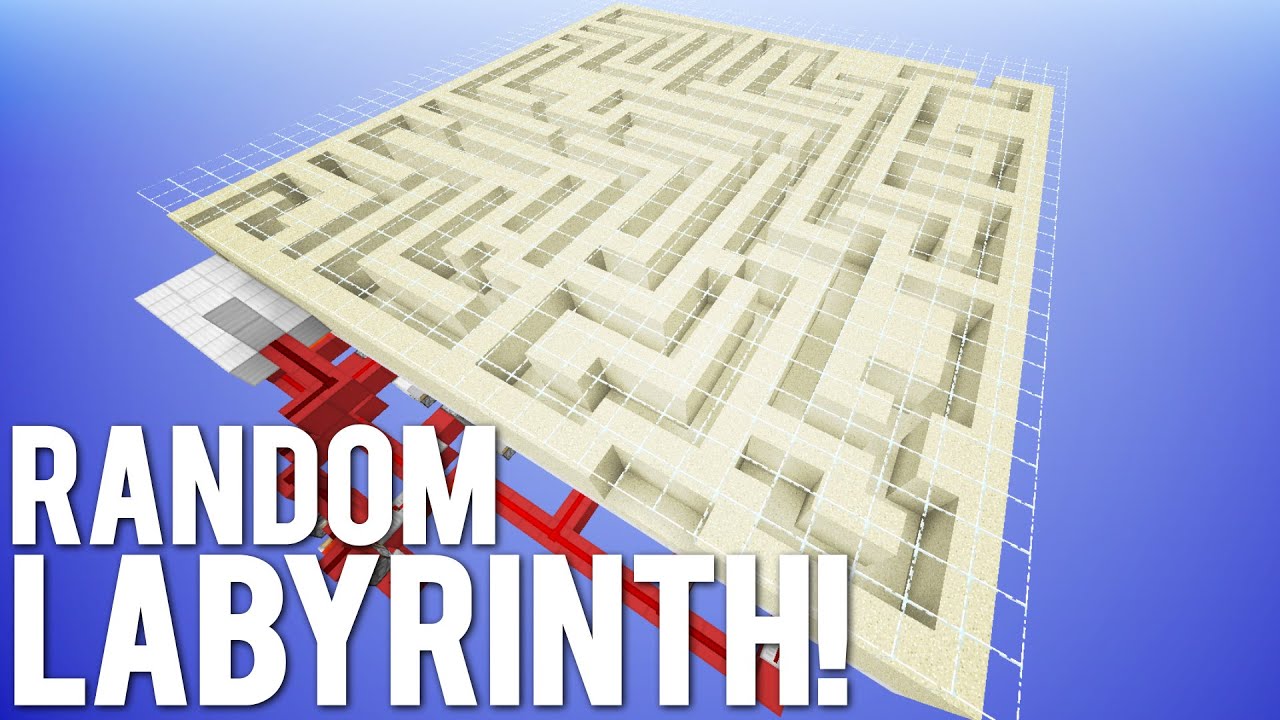 Minecraft: Random Changing Piston Maze! - YouTube