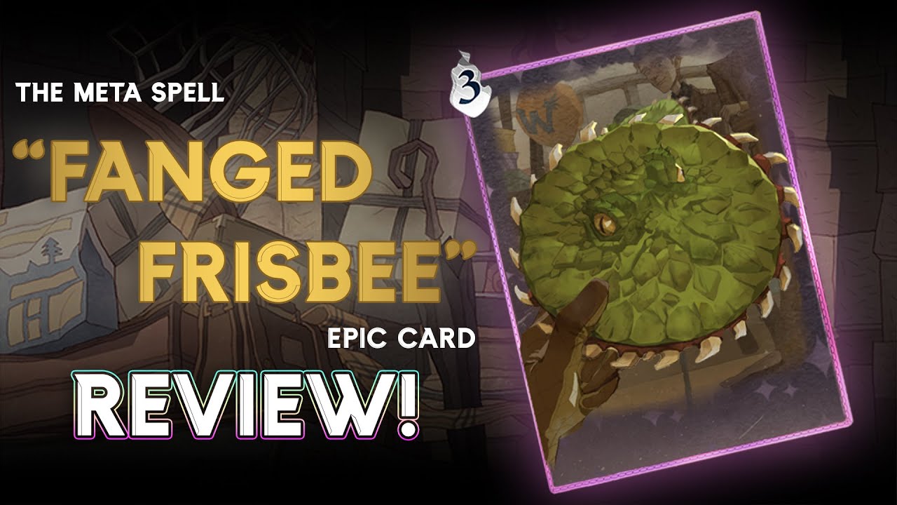 《UmbranVerse》Fanged Frisbee, The META Spell Card Review! - YouTube