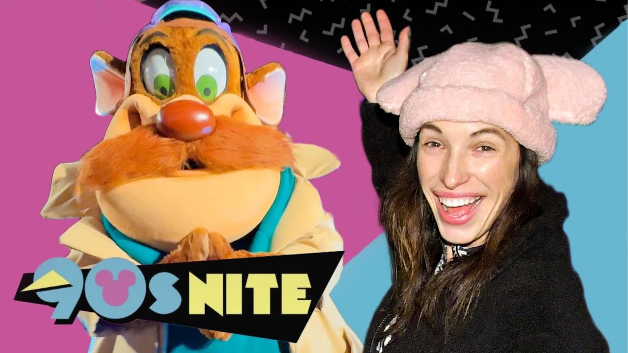 I Met Every Character at Disneyland's 90s Night - YouTube