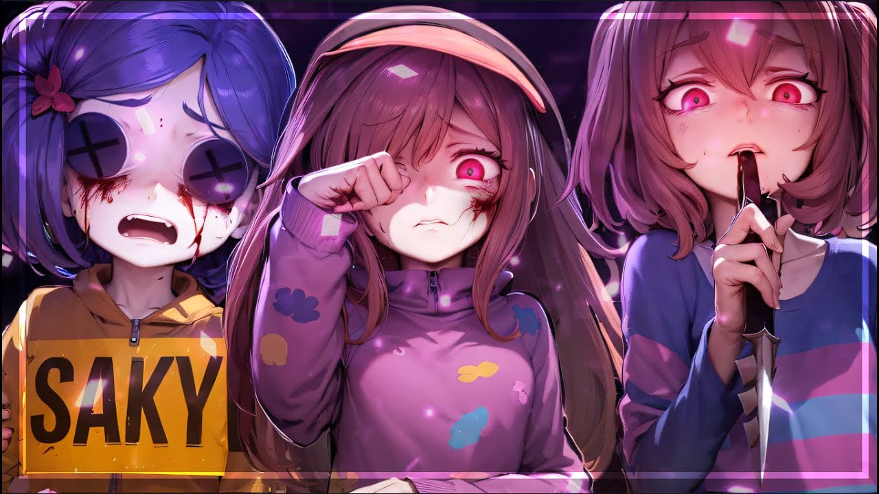 Saky | Bad End Friends | Mabel / Coraline / Frisk | - Geek Song ft.RN ...