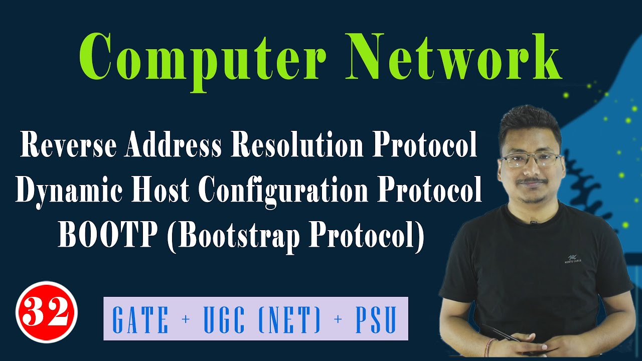 CN Class 32:--RARP , DHCP (Dynamic Host Configuration Protocol), BOOTP (Bootstrap Protocol ...