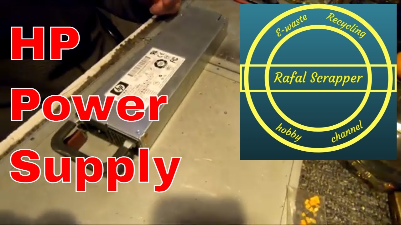 SERVER power supply HP ESP 128 scrapout by @RafalScrapper - YouTube