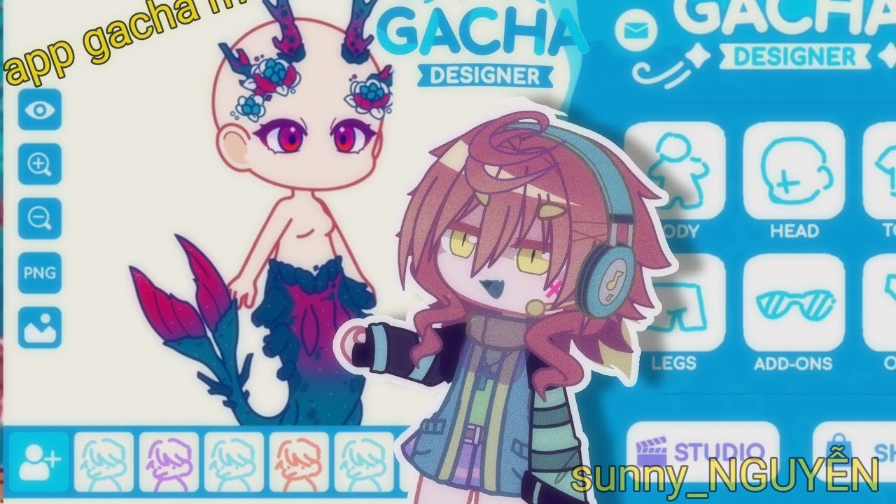 App gacha mới!!??/Thông tin và thiết kế của GACHA DESIGNER//Sunny ...