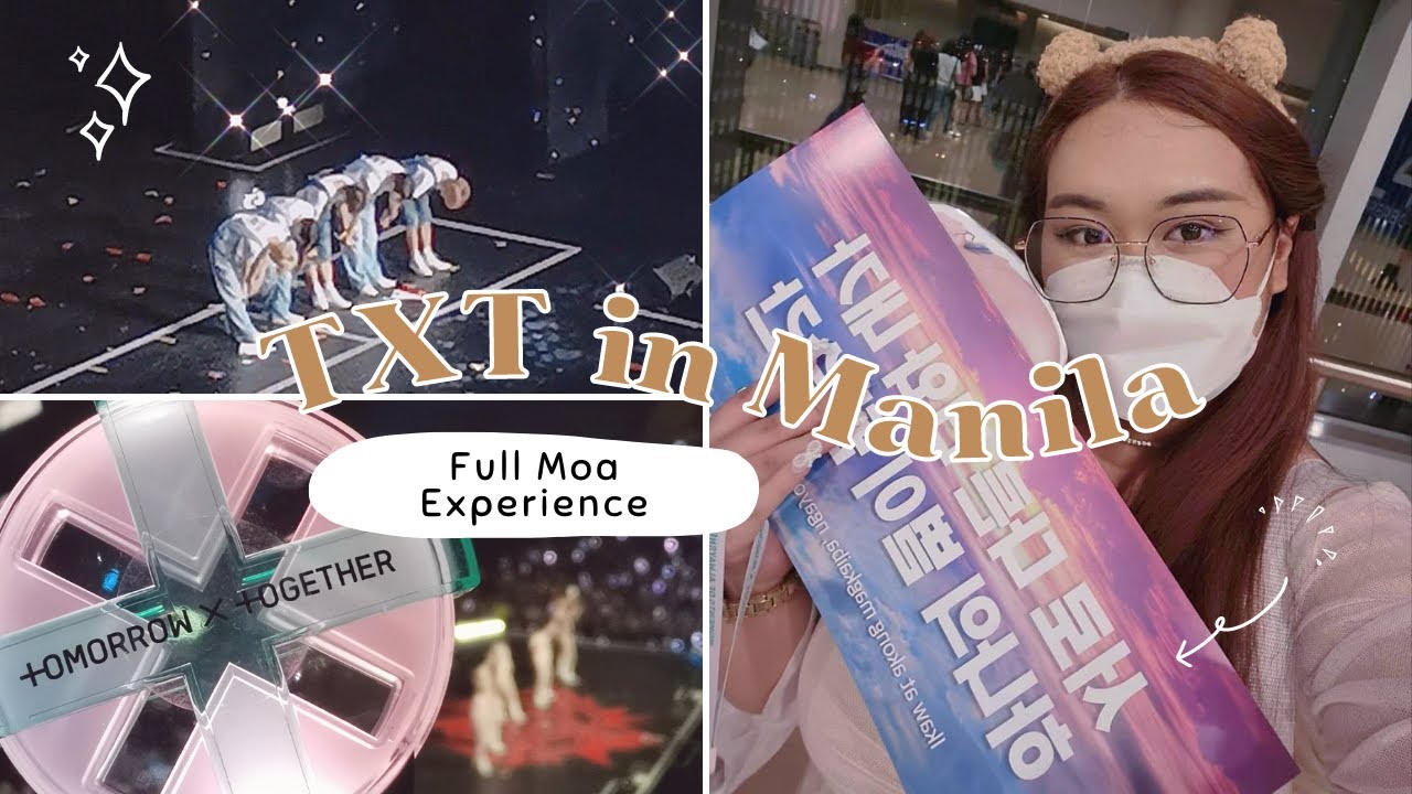 TXT in Manila Act: Lovesick Concert Vlog!! The Full Moa Experience ...