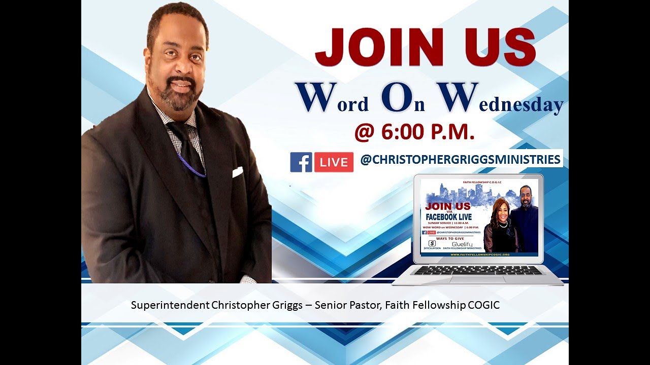 "Walking in the Favor of God" | May 27, 2020 |Pastor Christopher Griggs ...