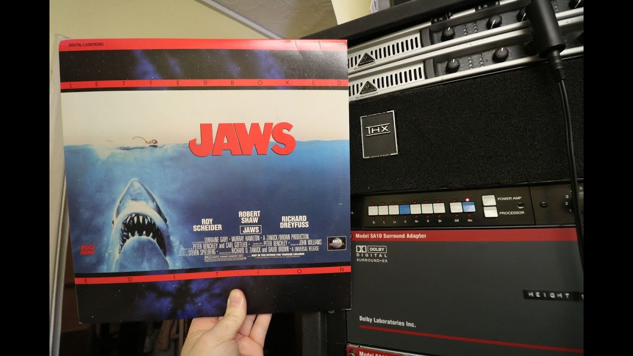 laserdisc jaws 🦈 unboxing - YouTube