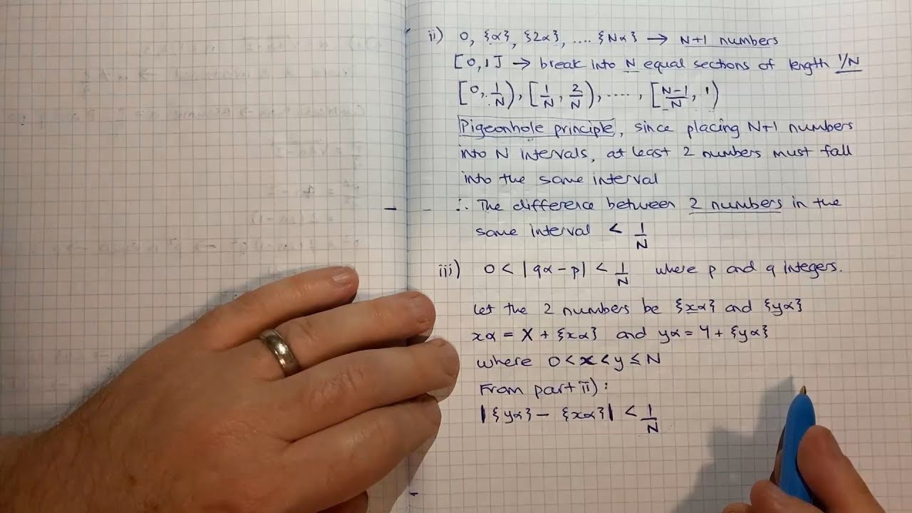 How to prove an approximation of irrational numbers - YouTube