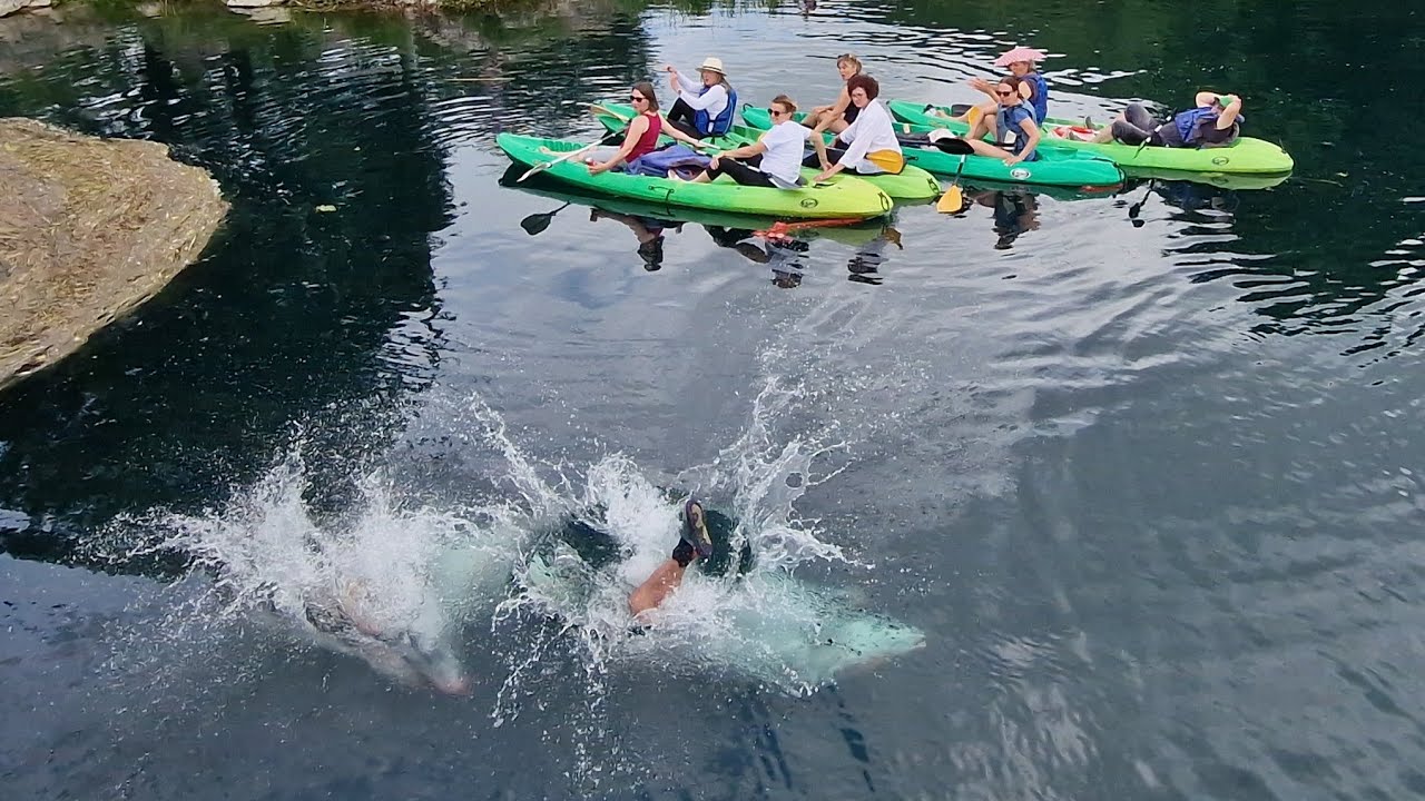 Skokovi u hladnu Gacku - YouTube