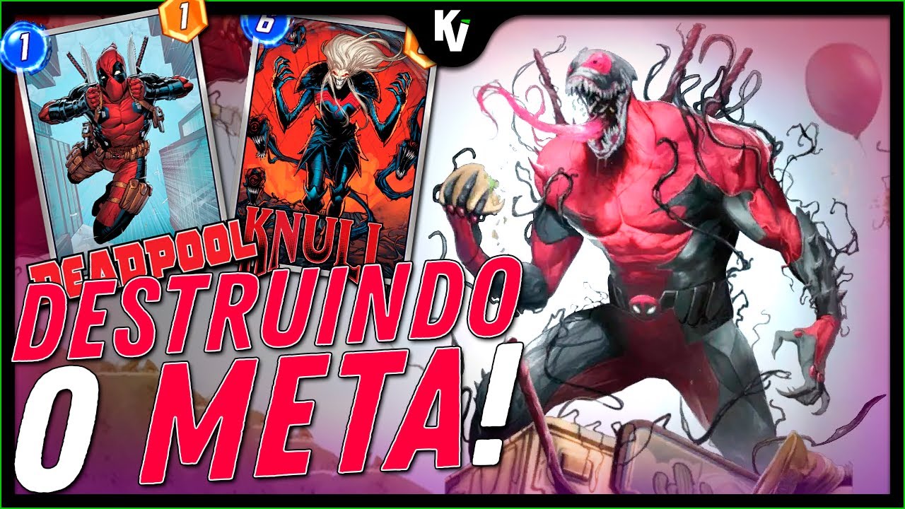 DEADPOOL DESTRUIÇÃO É O DECK SECRETO DO META! FARME VITÓRIAS E CUBOS ...