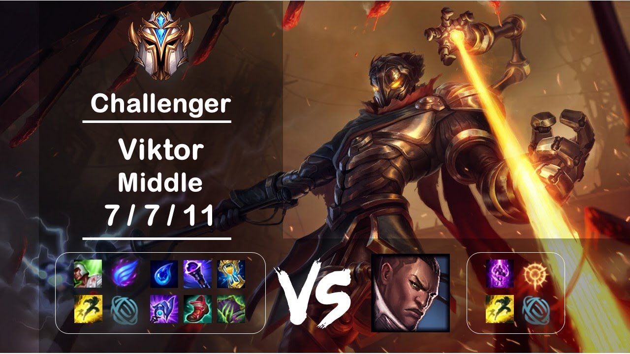 [4K] KR Challenger Middle Viktor vs Lucian Ep.1576 - YouTube