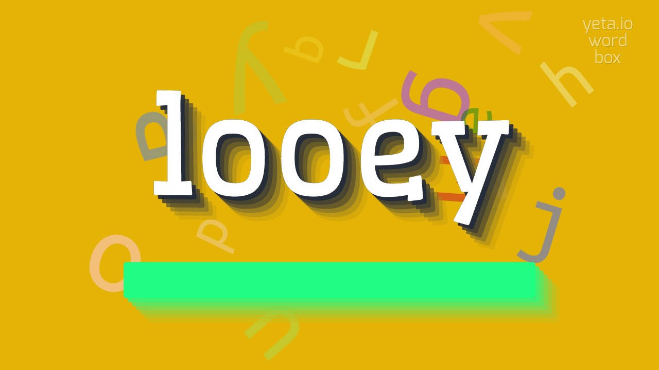 How to say "looey"! (High Quality Voices) - YouTube