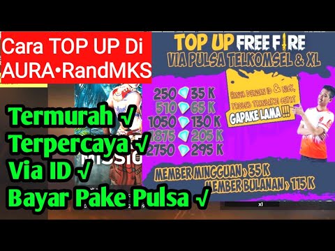 Cara Top Up di @Randshop_Dm Murah Dan Sangat Terpercaya 100% Via Pulsa
