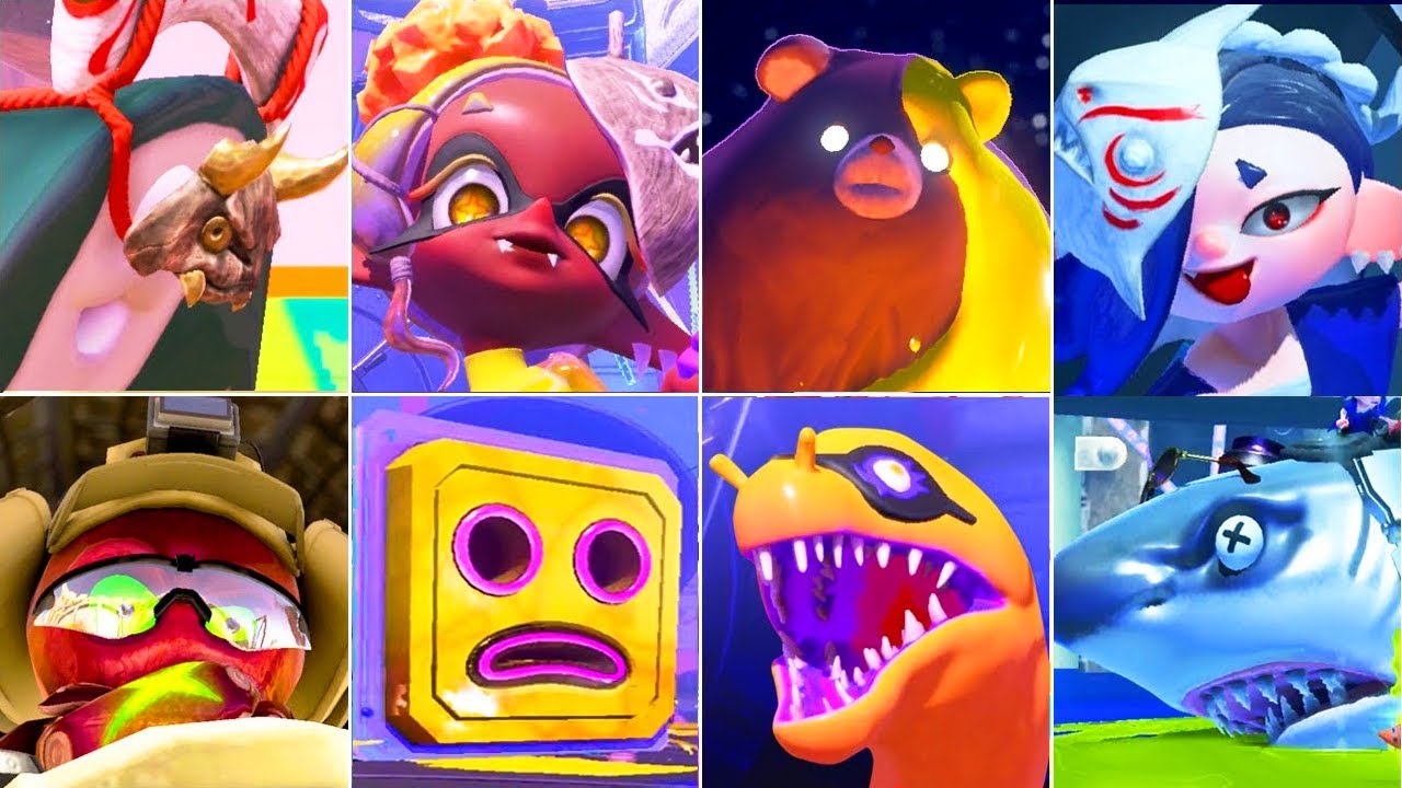 Splatoon 3 - All Bosses - No Damage - YouTube