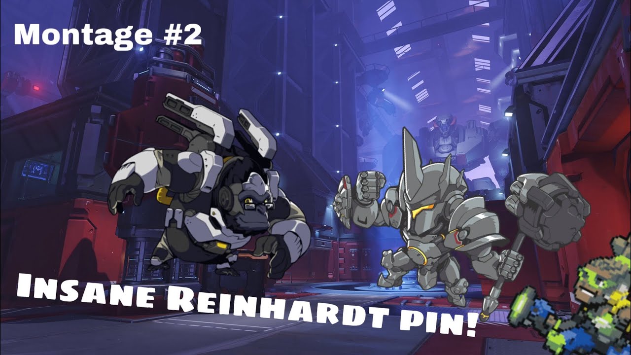 Insane Reinhardt Pins + Genji and Mcree 5k! Montage #2 - YouTube