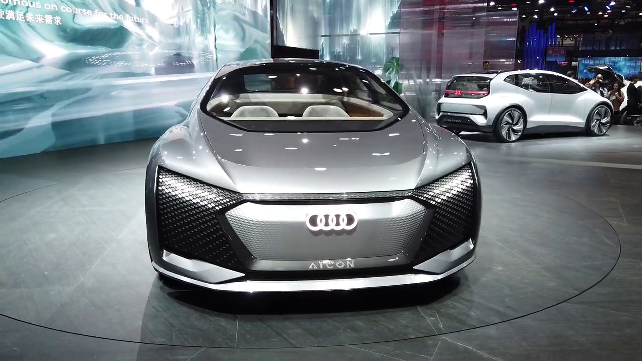 360 degree on Audi concept car: AICON - YouTube