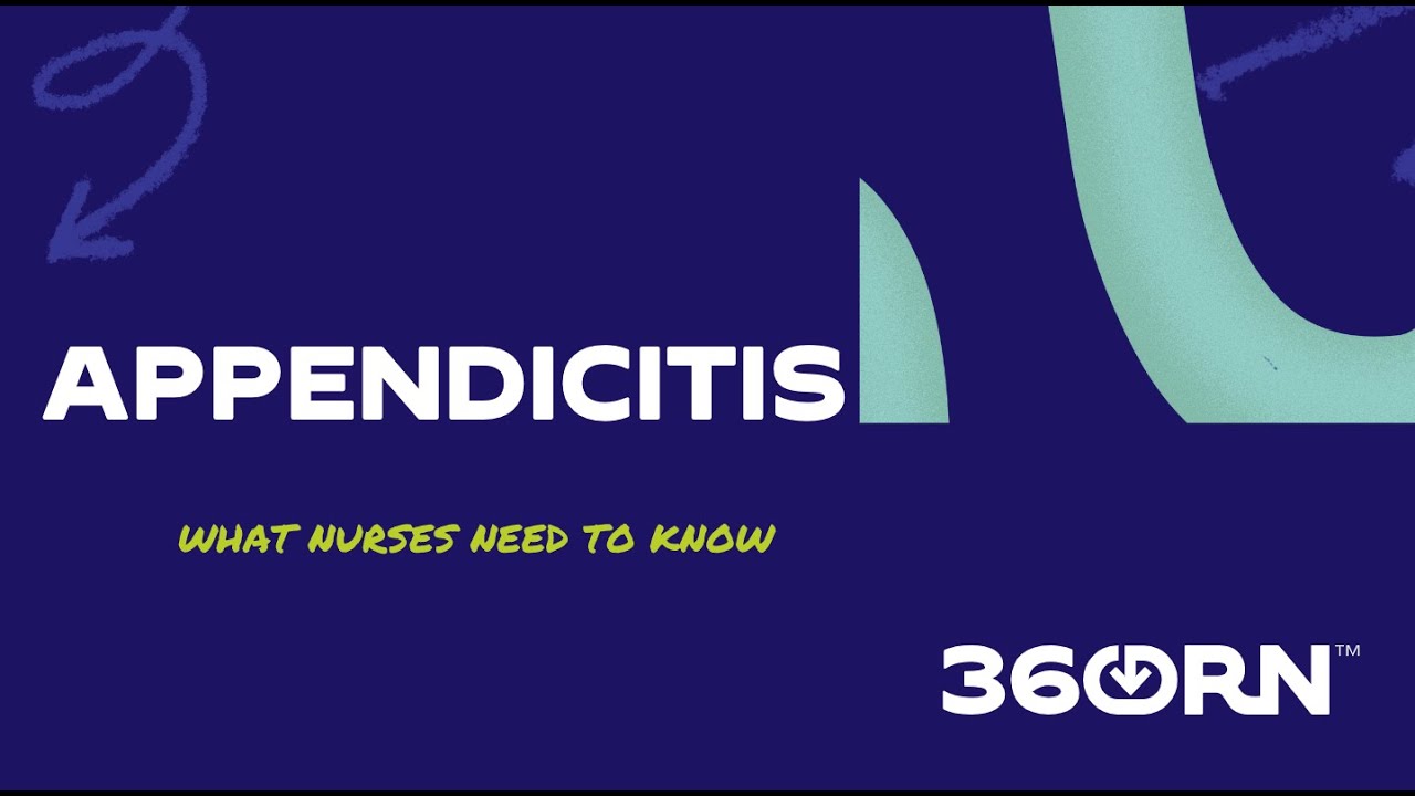 Appendicitis - - Nursing Care of Adults - Medical Surgical Nursing ...
