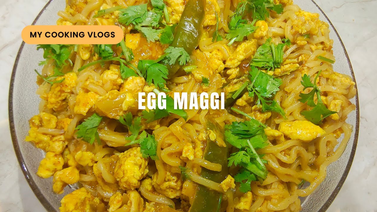 Egg Maggi recipe | ఎగ్ మ్యాగీ మసాలా నూడుల్స్ | Instant Egg Maggi ...