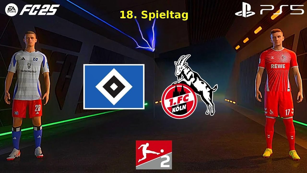 FC25 - Hamburger SV vs 1.FC Köln | 18. Spieltag | Bundesliga2024/25 ...